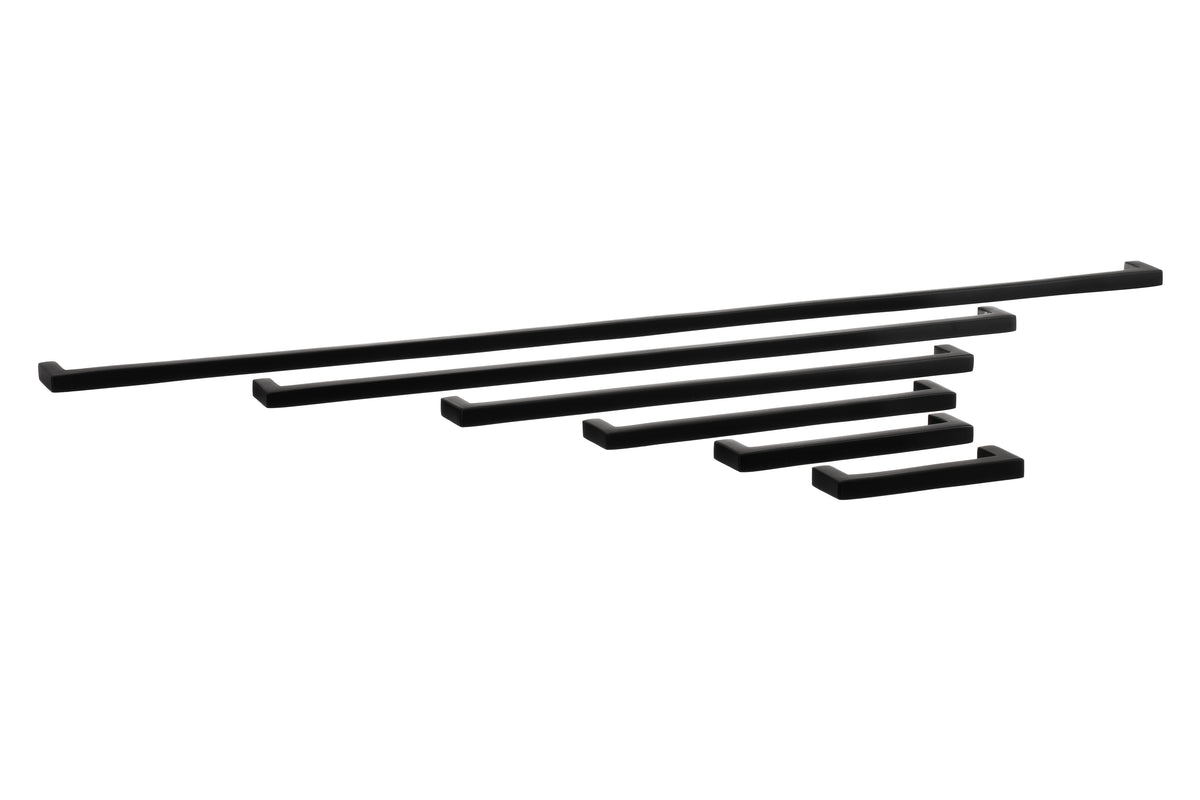 Square bar kitchen handles - 6 sizes | Foundryman Solid Brass Hardware