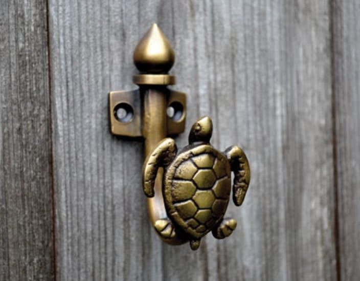 Solid Brass Coat hooks. Turtle design | TheFoundryman. Unique brass ...